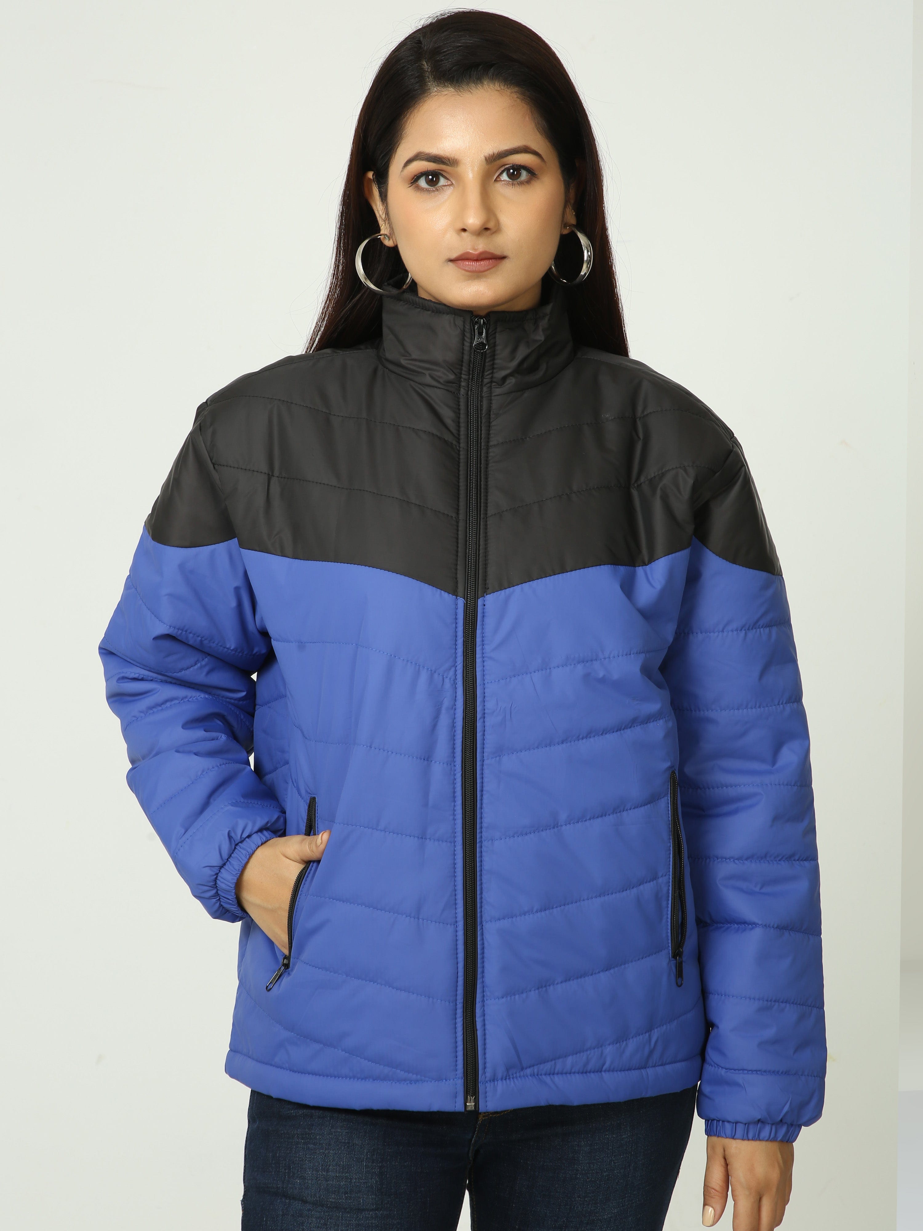 Shop Trendy black and Blue jacket For women Online