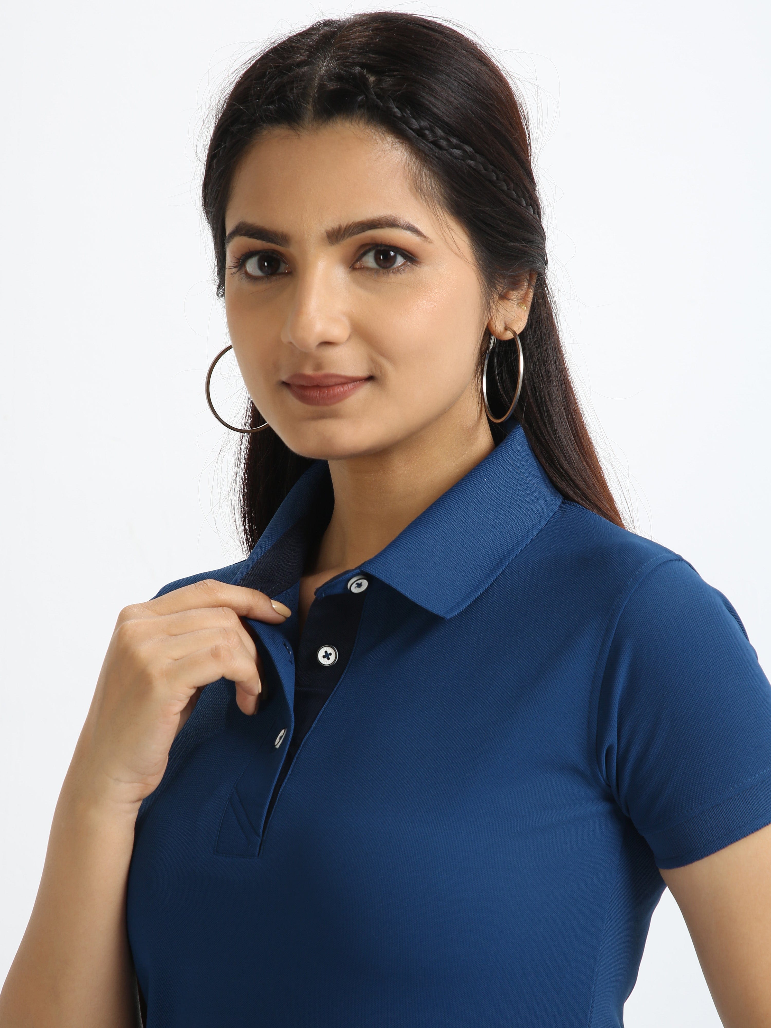 Buy Latest Plus Size Pine Green Men's Polo T-Shirt Online