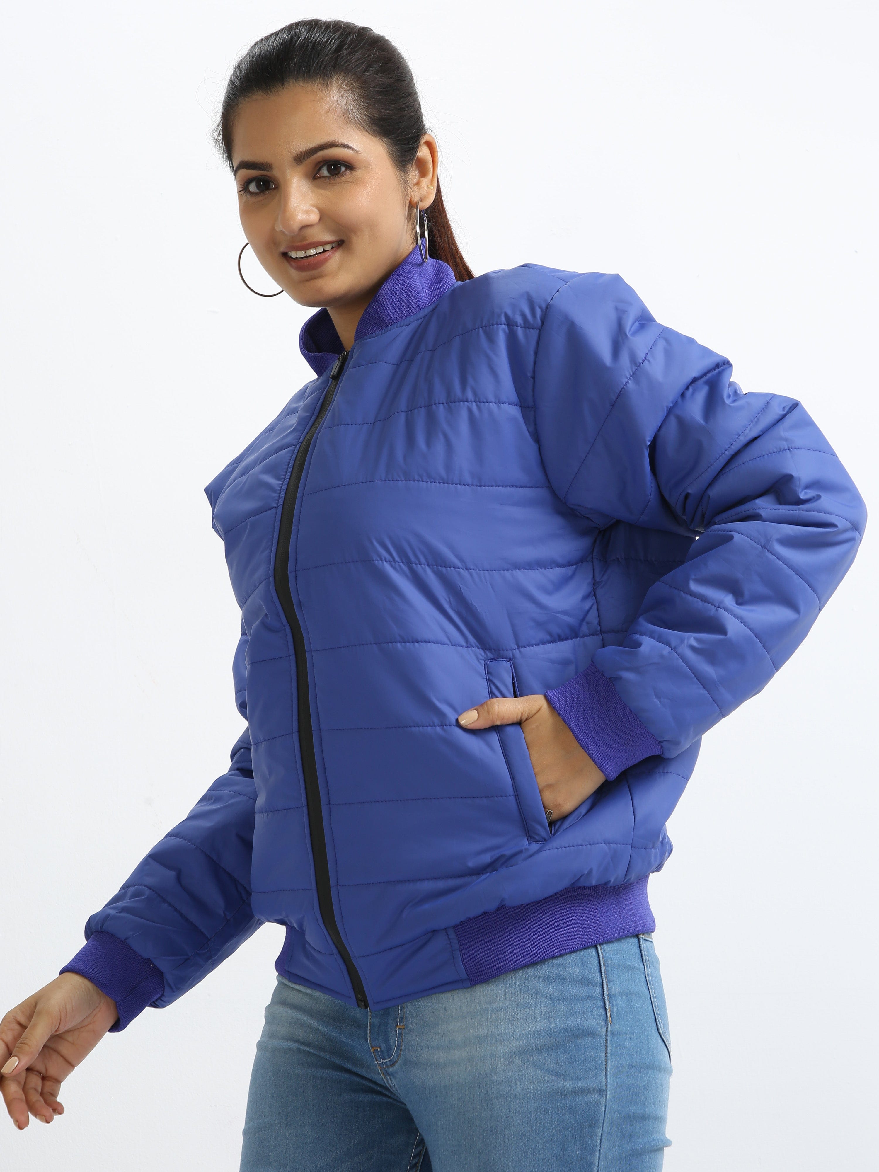 Buy Trendy blue jacket womens Online India