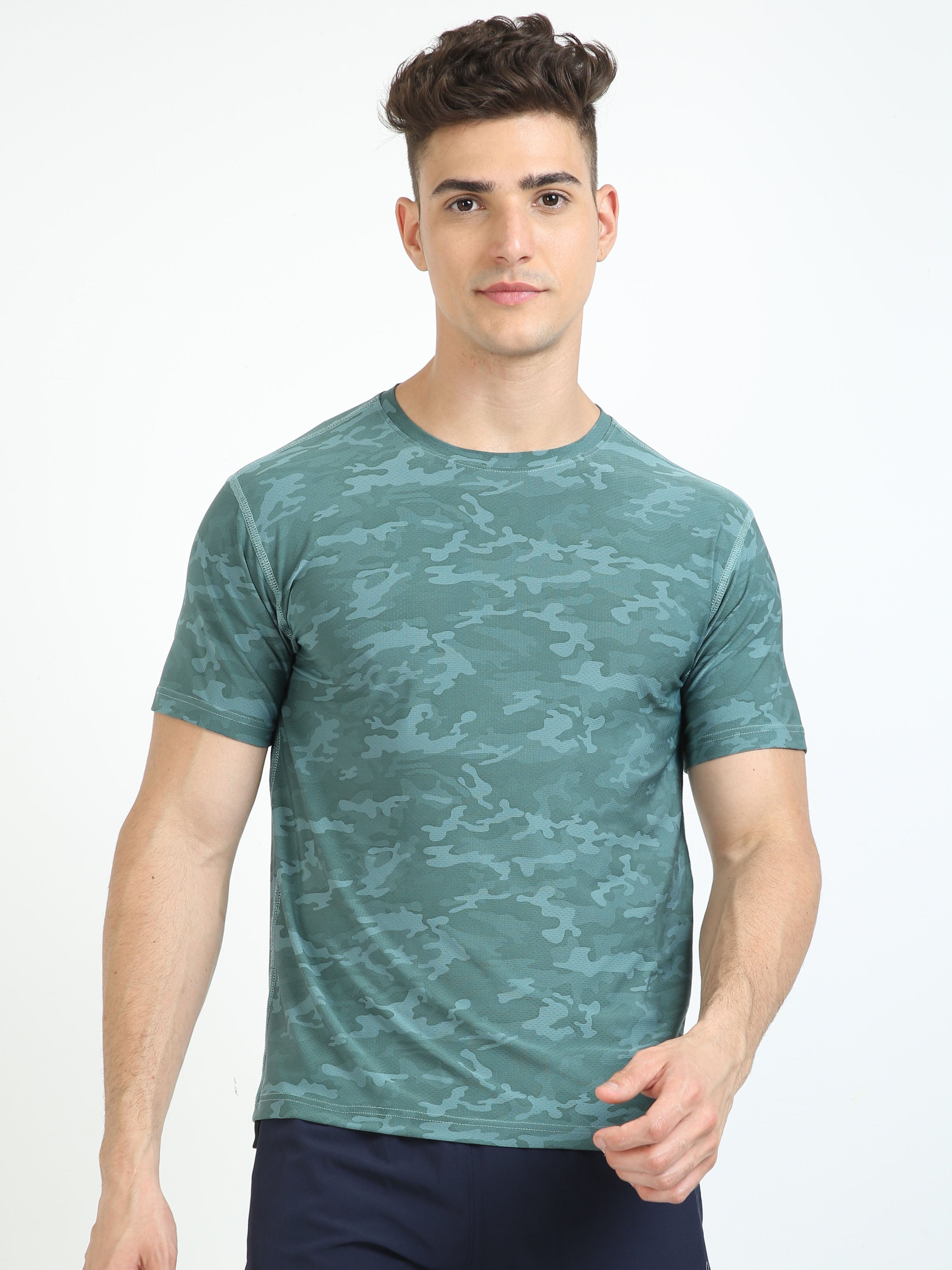 Buy Trendy Blue Sports Tee For Men Online at Finch