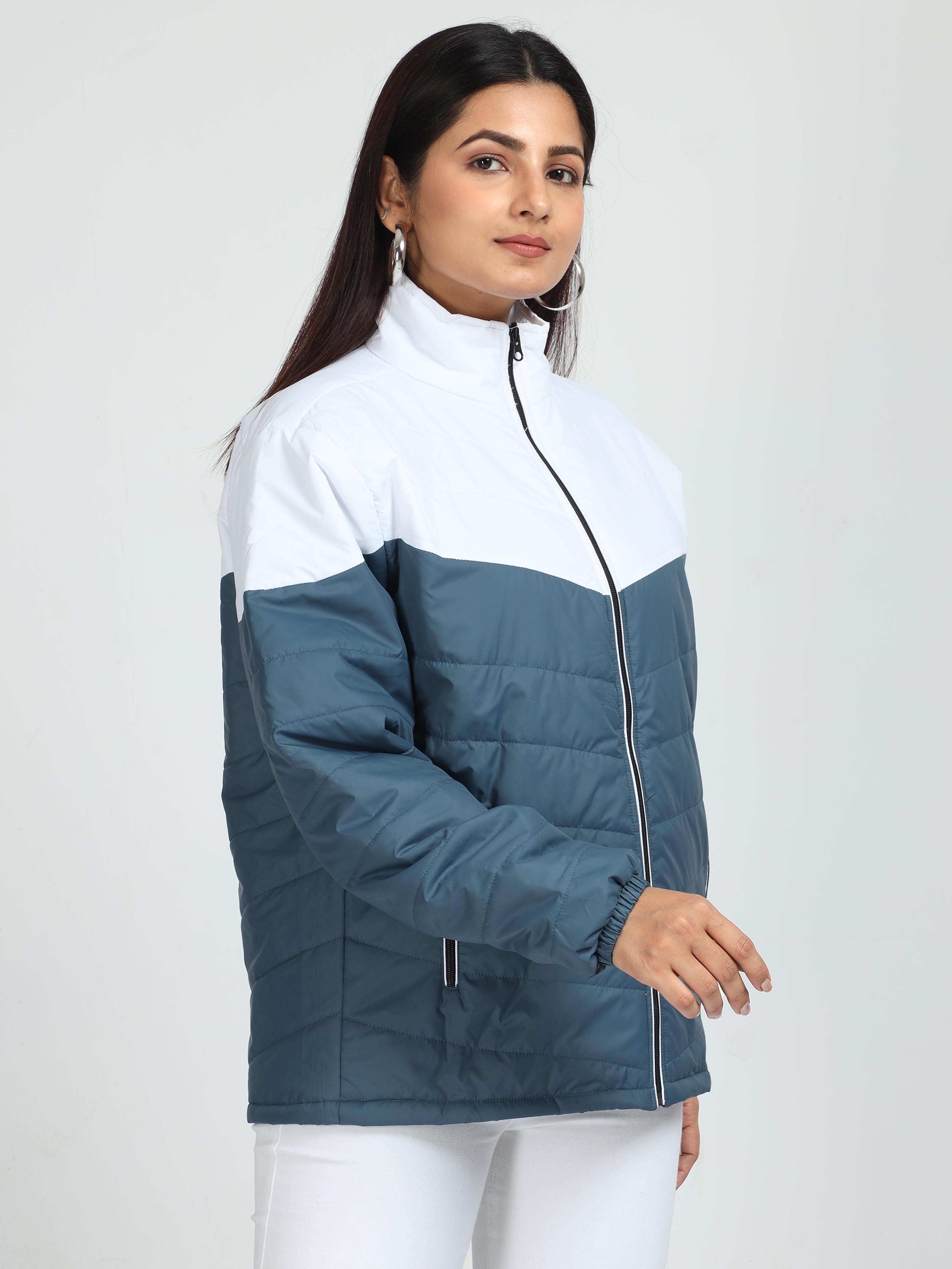Buy Trendy blue jacket womens Online in India